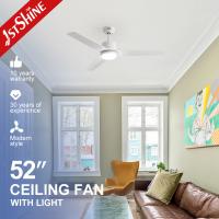 China Cooling and Lighting Solution Dimmable LED Ceiling Fan with Remote Control Lower Noise for sale