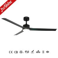 China 220V 240V 50HZ Plastic Ceiling Fan With Lights 37.6W DC Motor 6 Speed for sale