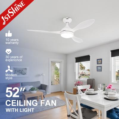 China 52 Inch OEM Energy-Saving Dimmable LED Ceiling Fan with Remote Control in Mulit Colors for sale