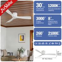 China Summer And Winter Decorative ABS Plastic Ceiling Fan 4h Timing For Home Hotel Office for sale