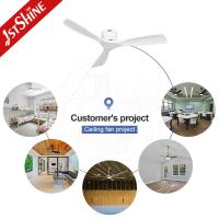 China Summer And Winter Decorative ABS Plastic Ceiling Fan 4h Timing For Home Hotel Office for sale