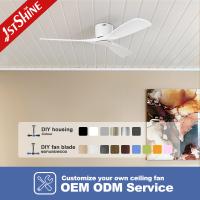 China Summer And Winter Decorative ABS Plastic Ceiling Fan 4h Timing For Home Hotel Office for sale