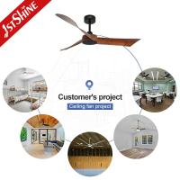 China 6 Speeds Remote Control Plastic Decorative Ceiling Fan Without Light for sale