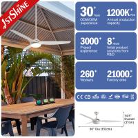 China Smart App Control Ceiling Fan With Light And Remote Control For Bedroom 60 Inches for sale