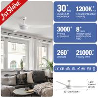 China 52 Inches Smart App Control Wifi Ceiling Fan With Light And Remote Control For Bedroom for sale