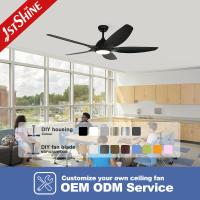 China 60inch Low Noise Ceiling Fan 38W With 6 Speed Choice Remote Control for sale