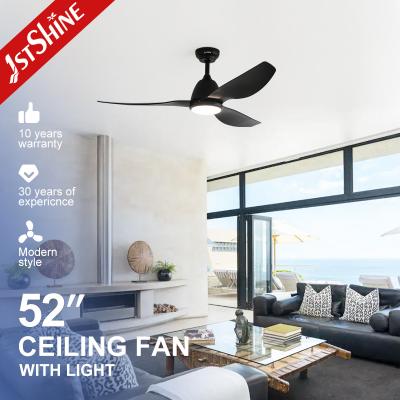 China High Airflow Dimmable LED Ceiling Fan With Remote Control Energy Saving for sale