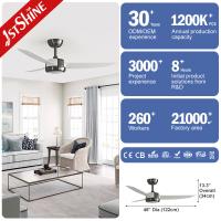 China 3 Blades Ceiling Fan With Light Dc Motor 6-Speed Choice Modern Style for sale