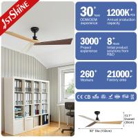 China 52 Inches Energy Saving ABS Blade Ceiling Fan with Smart APP Control and Remote for sale
