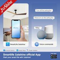 China 52 Inches Energy Saving ABS Blade Ceiling Fan with Smart APP Control and Remote for sale