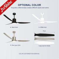 China High Air Volume Ceiling Fan 3 Plastic Blades Led Ceiling Fan With Remote Control for sale