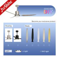 China High Air Volume Ceiling Fan 3 Plastic Blades Led Ceiling Fan With Remote Control for sale