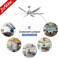 China 6 ABS Blades Silent DC Motor Remote App Control  LED Ceiling Fan With Light for sale