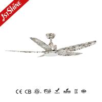 China High Speed low noise Led Plastic Ceiling Fan Dc Motor Camouflage Color for sale
