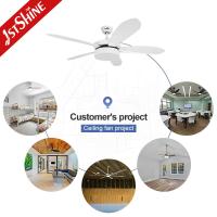 China 52inch 6 Speeds Remote LED Ceiling Fan With 5 ABS Blades for sale