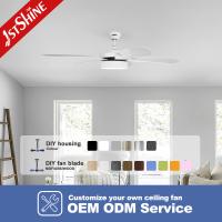 China 52inch 6 Speeds Remote LED Ceiling Fan With 5 ABS Blades for sale