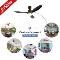 China Plastic DC Motor Save Energy Ceiling Fan Lights With 6 Speed Remote Control for sale