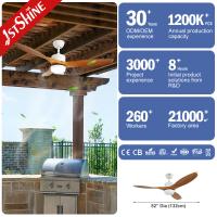 China Outdoor Waterproof IP65 ABS Plastic Ceiling Fan with 52 Inches Blades and Remote Control for sale