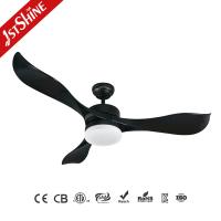 China 33.3W 52inch 5 Speed Remote Control Plastic LED Ceiling Fan With Light for sale
