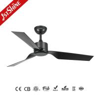 China Home Black ABS Blades 6 Speed Low Noise Ceiling Fan With Remote Control for sale