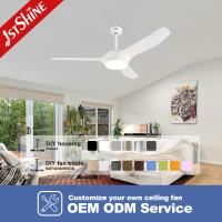 China White 220 Volt Dc Motor Energy Saving Ceiling Fan With No Noise for sale