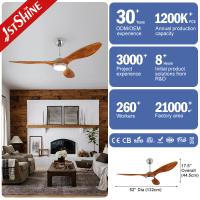 China Energy Saving Low Power Plastic Ceiling Fan 220v 52 Inch 5 Speed Choice for sale