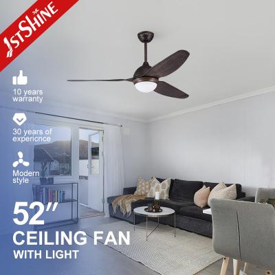China 1 4 8H Timing ABS Blades Remote LED Ceiling Fan With 35W Motor for sale