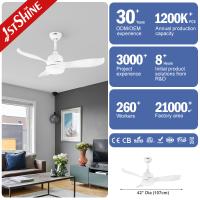 China OEM ABS Blades Remote Control Reversible Motor Ceiling Fan With Light for sale