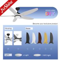 China 6 Speed Low Noise Dimmable LED Ceiling Fan ABS Blade DC Motor for sale