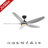 China ABS DC Motor Low Noise Silent Ceiling Fan With LED Light For Kitchen Restaurant for sale