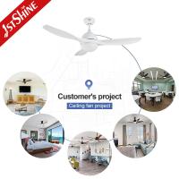 China 220V 60w Abs Plastic Ceiling Fan Blades With Remote Control  led light for sale