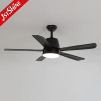 China Living Room 52 Inch Large Air Flow LED Ceiling Fan ABS Blade Body LED Lamp for sale