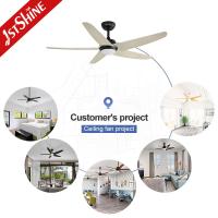 China LED 5 Blade Ceiling Fan , Living Room Quiet High Speed DC Ceiling Fan for sale