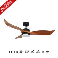 China 5 Speed Remote Control Plastic Decorative Ceiling Fan With 18W LED Light for sale
