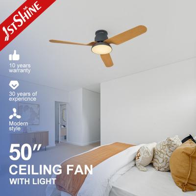 China Remote Control Decorative Flush Mount Ceiling Fan 6 Speed With Light for sale