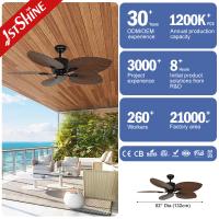 China Hotel Decorative Classic Ceiling Fans 52 Inch Energy Saving Flower Design for sale
