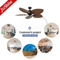 China Hotel Decorative Classic Ceiling Fans 52 Inch Energy Saving Flower Design for sale