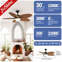 China Tropical Style Decorative Ceiling Fan for sale
