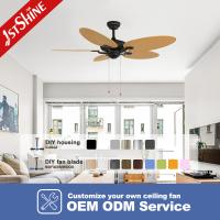 China Low Noise 5 Blades Decorative Ceiling Fan Large Airflow Energy Saving for sale