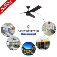 China Reading Room 64.4w ABS Ceiling Fan Ac Inverter Silent Design for sale