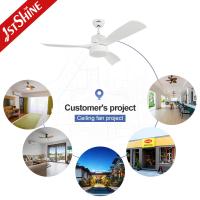 China High RPM Large Airflow Plastic Indoor Ceiling Fan Reversible DC Motor for sale