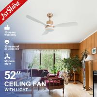 China High RPM Large Airflow Plastic Indoor Ceiling Fan With Reversible DC Motor for sale