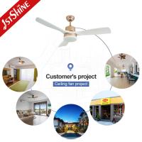 China High RPM Large Airflow Plastic Indoor Ceiling Fan With Reversible DC Motor for sale
