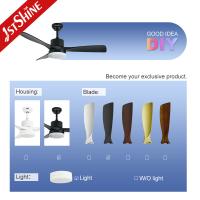 China Adjustable Speed Remote Control Ceiling Fan , Quiet Energy Saving LED Ceiling Fan for sale