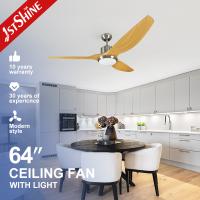 China 100% Copper DC Motor Modern Plastic Ceiling Fan With Led Light Remote Control for sale