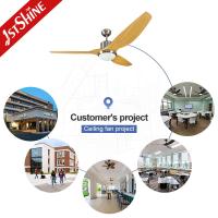China Remote Control Abs Blades Dimmable LED Ceiling Fan 64 Inch Mulit Colors for sale