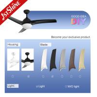 China DCF W186 52 Plastic Ceiling Fan Outdoor DC Motor 3 ABS Blades for sale