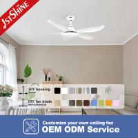 China 48in 230V 5 ABS Blades Decorative Ceiling Fans With Lights for sale