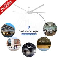 China 100 Inch DC Plastic Ceiling Fan With Light Energy Saving Low Power Consumption for sale