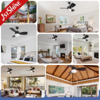 China Ac Copper Motor 3 Mdf Blades Modern Small Ceiling Fans With Pull Chain for sale